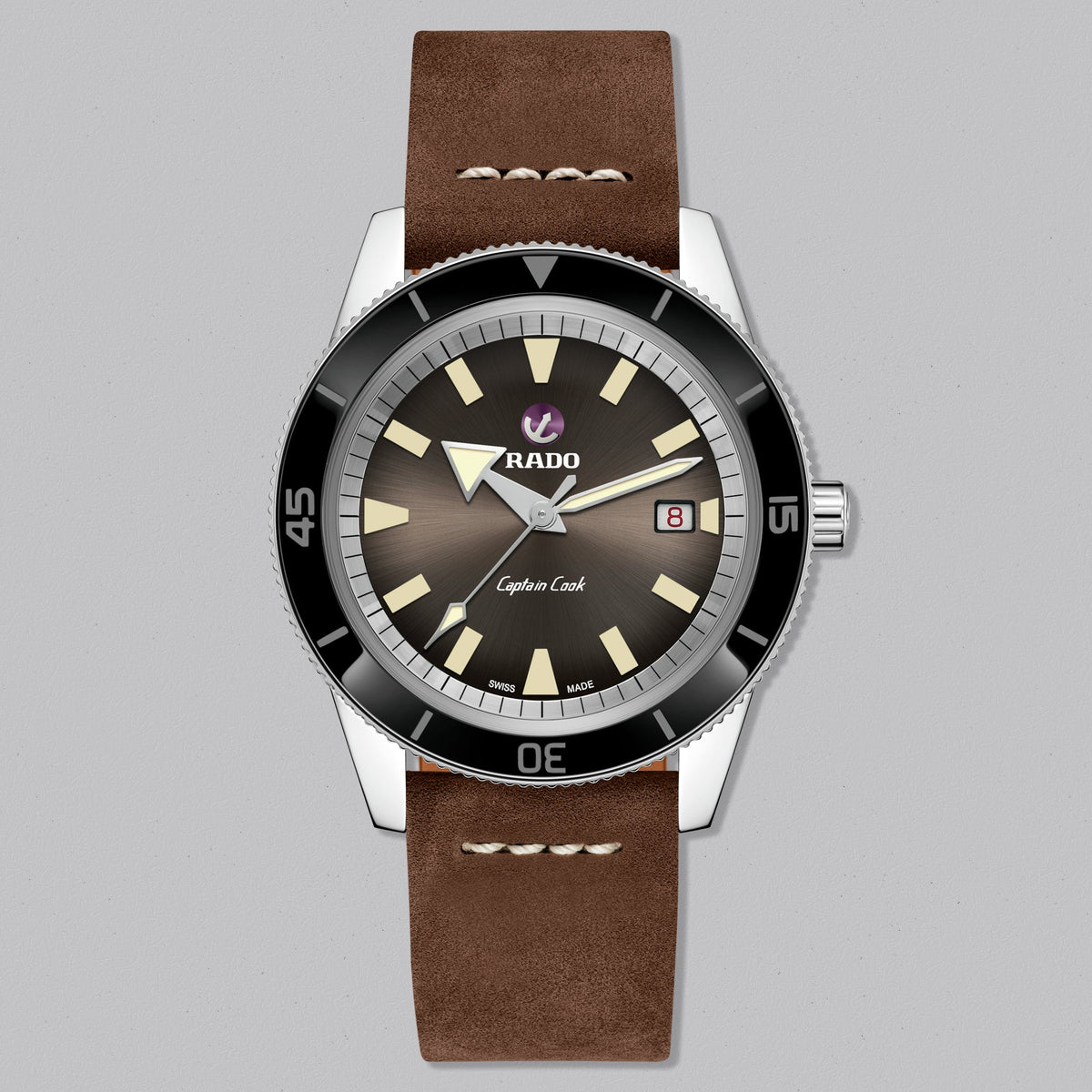 CAPTAIN COOK AUTOMATIC BROWN DIAL – Swiss Gallery Iraq